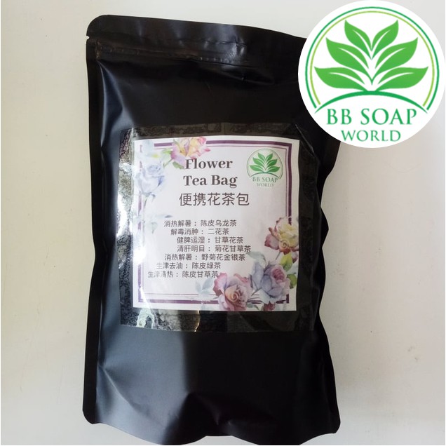 (Ready in melaka) Flower Tea Bag 10小包便携花茶包 （3054）